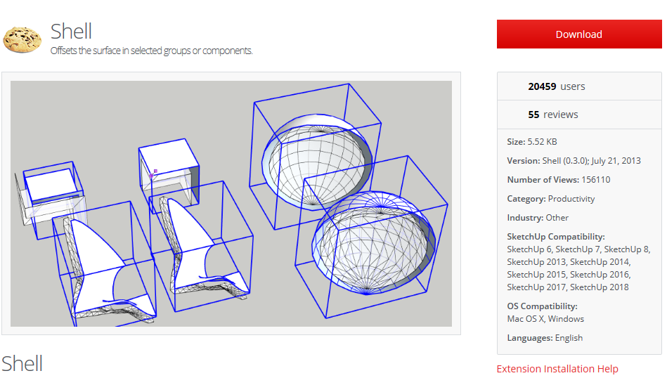 Belajar SketchUp hari #11 - Membuat Ketebalan menggunakan Extention ...