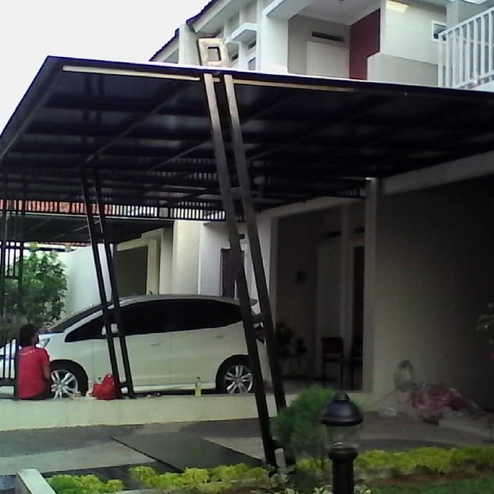 INSPIRASI..!! Inilah 42 Model Kanopi Garasi Rumah Minimalis Terbaru ...