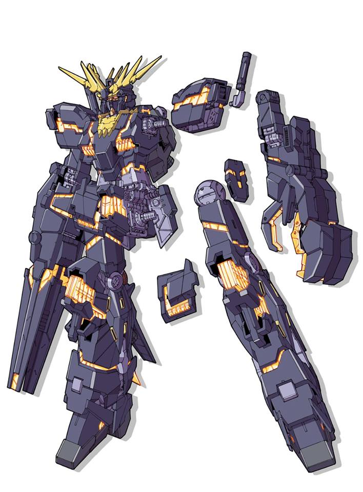 Gundam Mechanical Anatomy Artworks by S.Shimizu