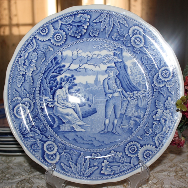 Lemari Cantique: The Spode Blue Room Collection ~ Woodman (Sold)