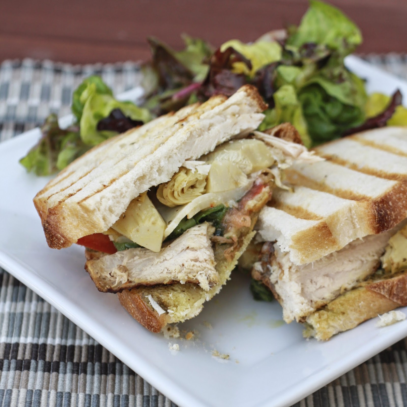 Turkey Pesto Paninis with Pepperjack | The Sweets Life