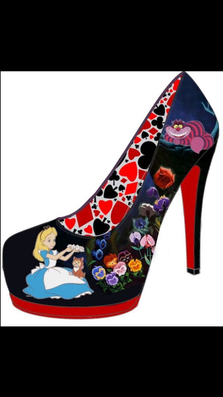 Alice In Wonderland High Heels