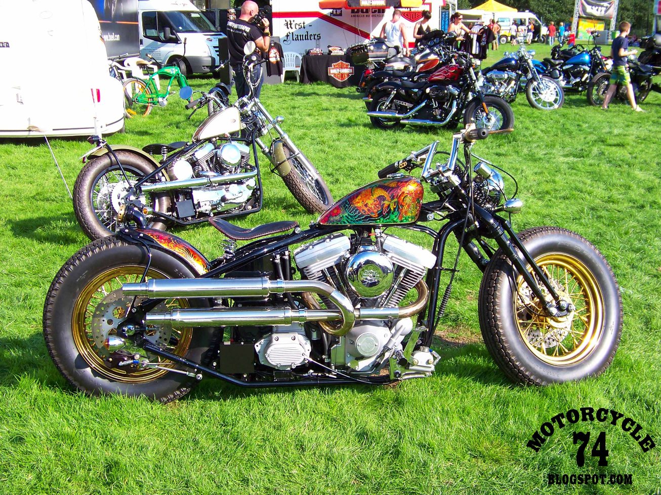 MOTORCYCLE 74: Rockabilly day Belgium 2011 - motorcycle photo's
