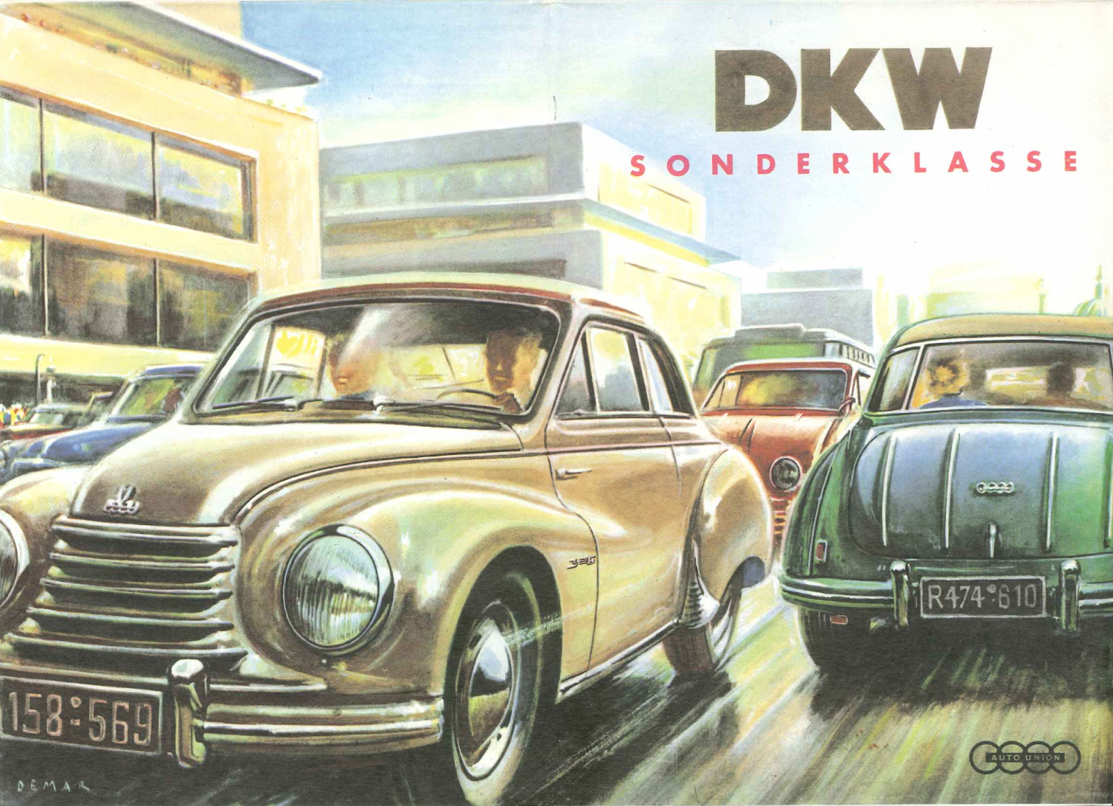 Heinkel Scooter Project: 1954 DKW Sonderklasse brochure