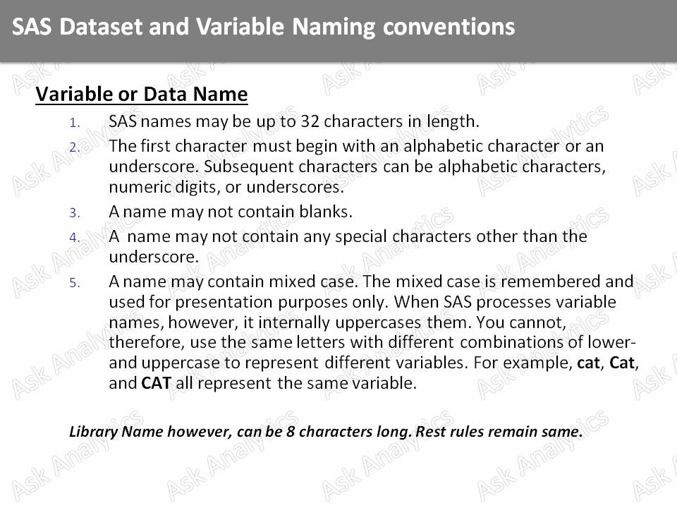 Ask Analytics: Base SAS - Importing Data into SAS