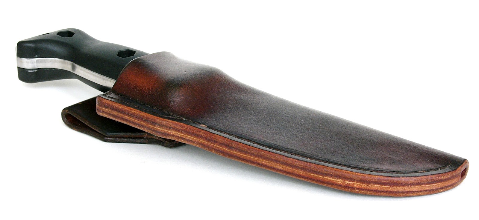 California Custom Sheaths: Becker BK-2 Leather Sheath Prototype