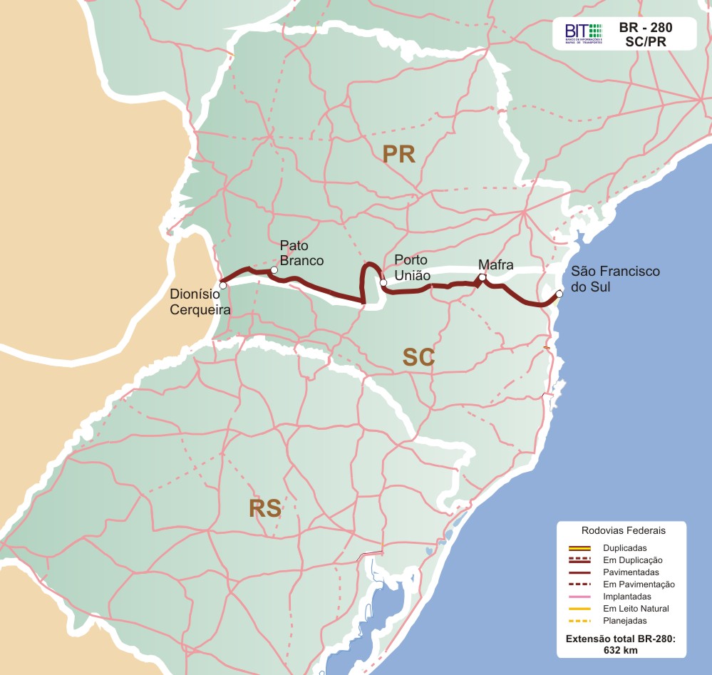 Kathia Prox Dia a Dia: Duplicação . BR 280
