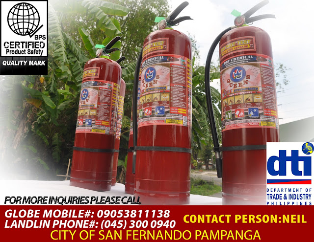 FIRE EXTINGUISHER DRY CHEMICAL PAMPANGA ACCREDITED BY BPS AND ISO, DTI ...