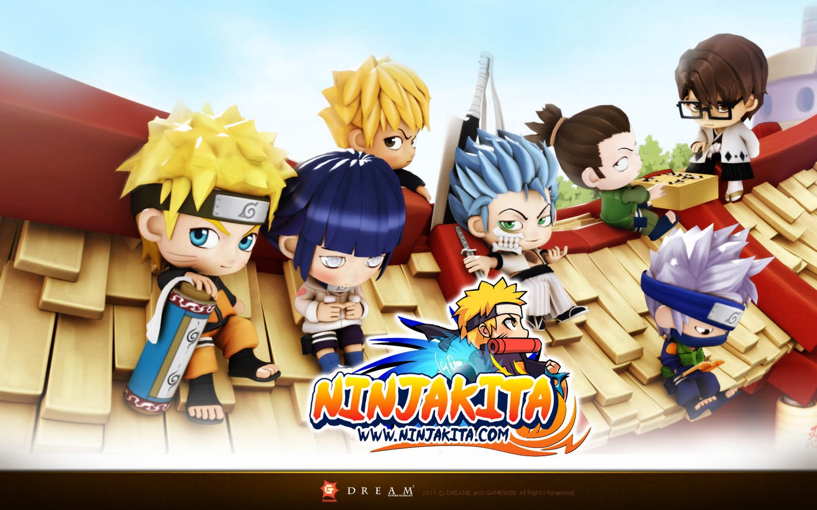 Pockie Ninja Wallpaper Art - NinjaKita Poster | Zeromin0