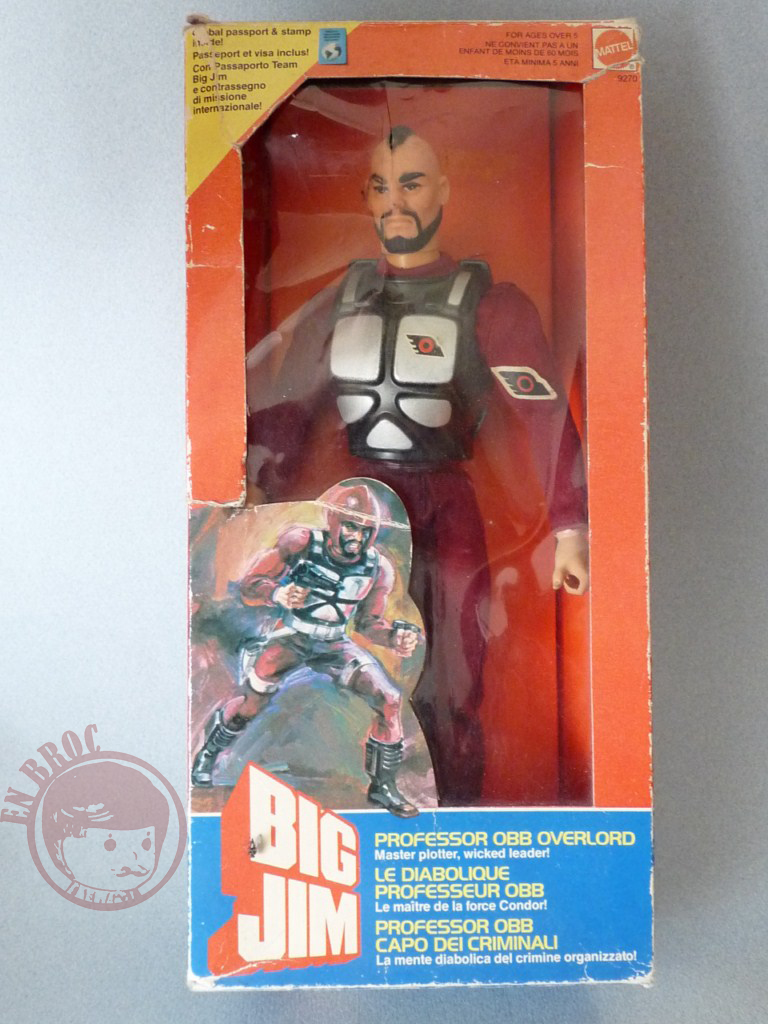 en-broc: Big Jim : Le diabolique Professeur Obb, Mattel, 1984