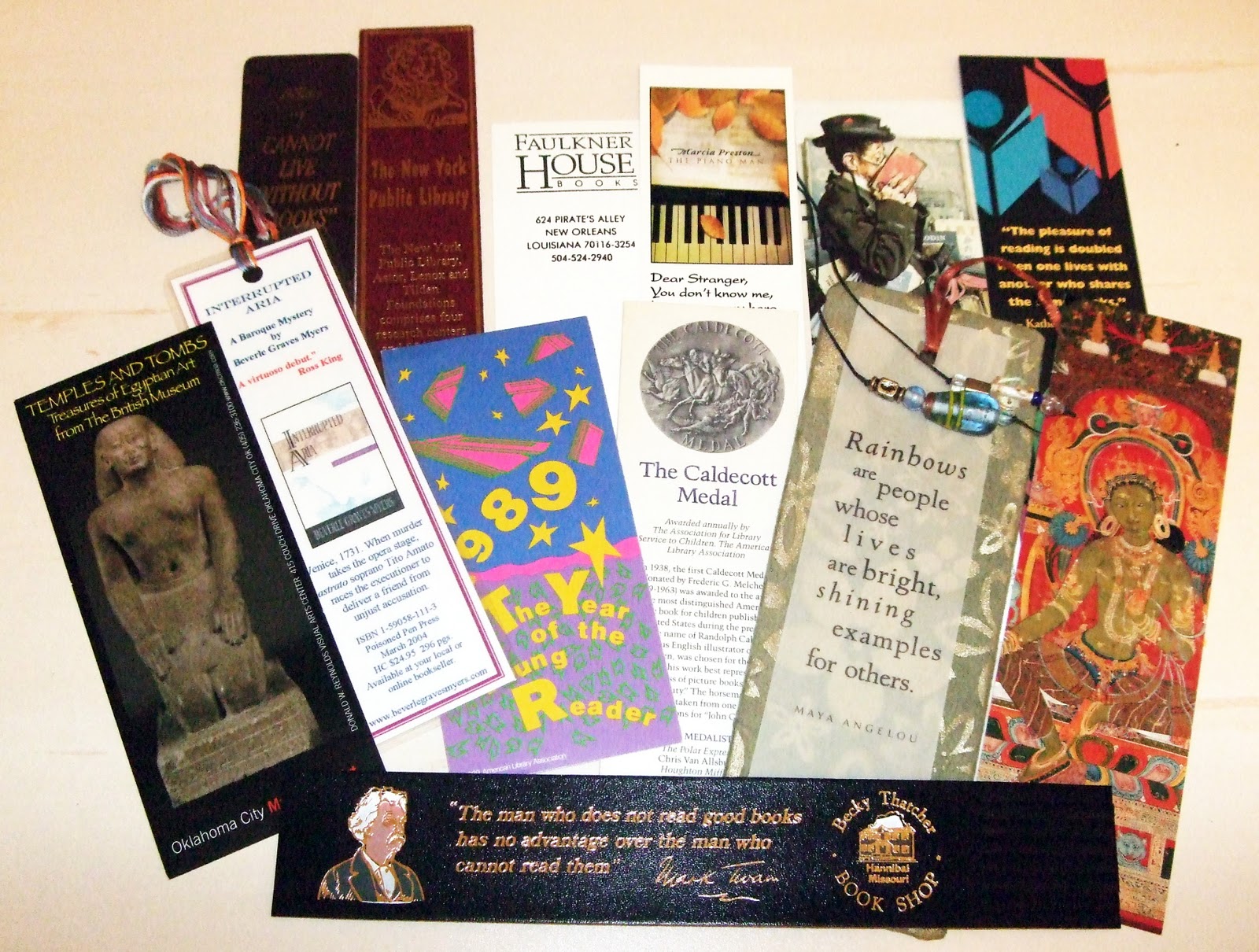 Annie Joy's Letters: Saving My Place with My Bookmark Collection