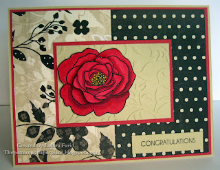 The Patterned Paper Place: Card Word Puzzle - Congratulations