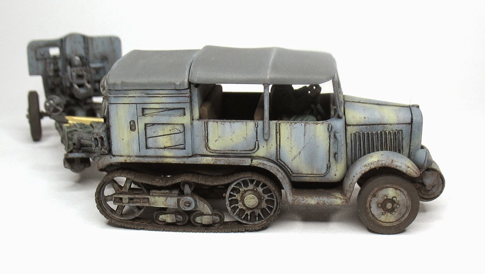 Model72 Miniatures: Artillery tractor UNIC P-107 U.304 (f) & Pak 39 (F ...
