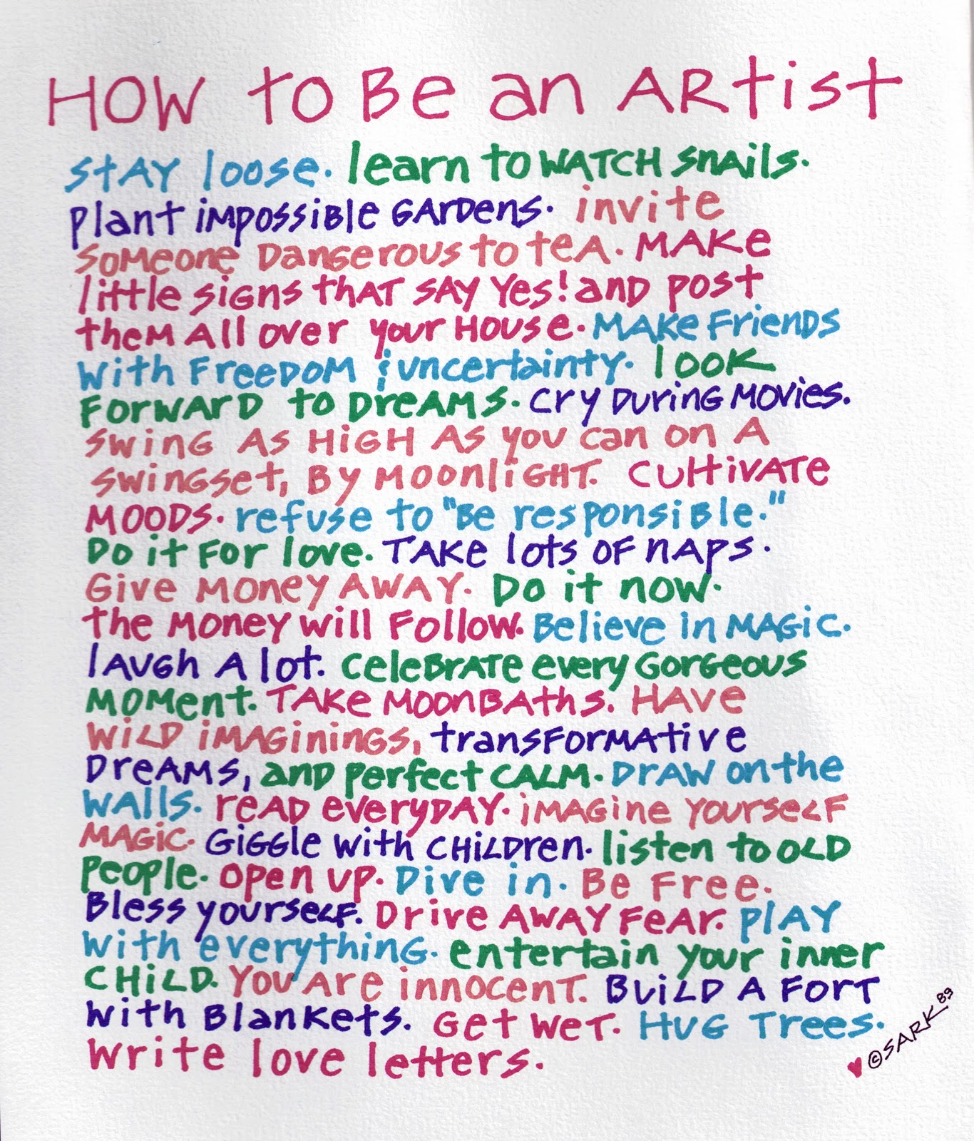 Mynx Writes: 12 Steps For Fostering Your Creativity: Weekend Workshop 1