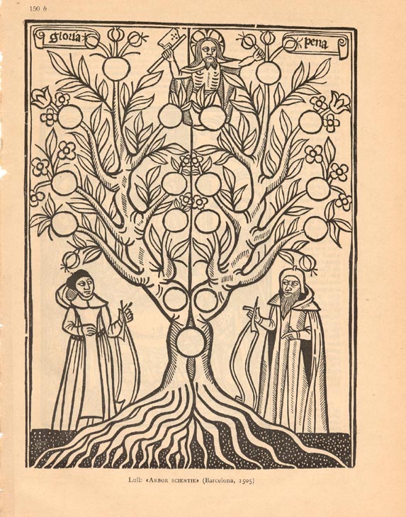 Els arbres, entre el cel i la terra: L'arbre de la ciència de Ramón Llull