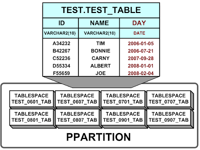 Database Info.: Partition Table