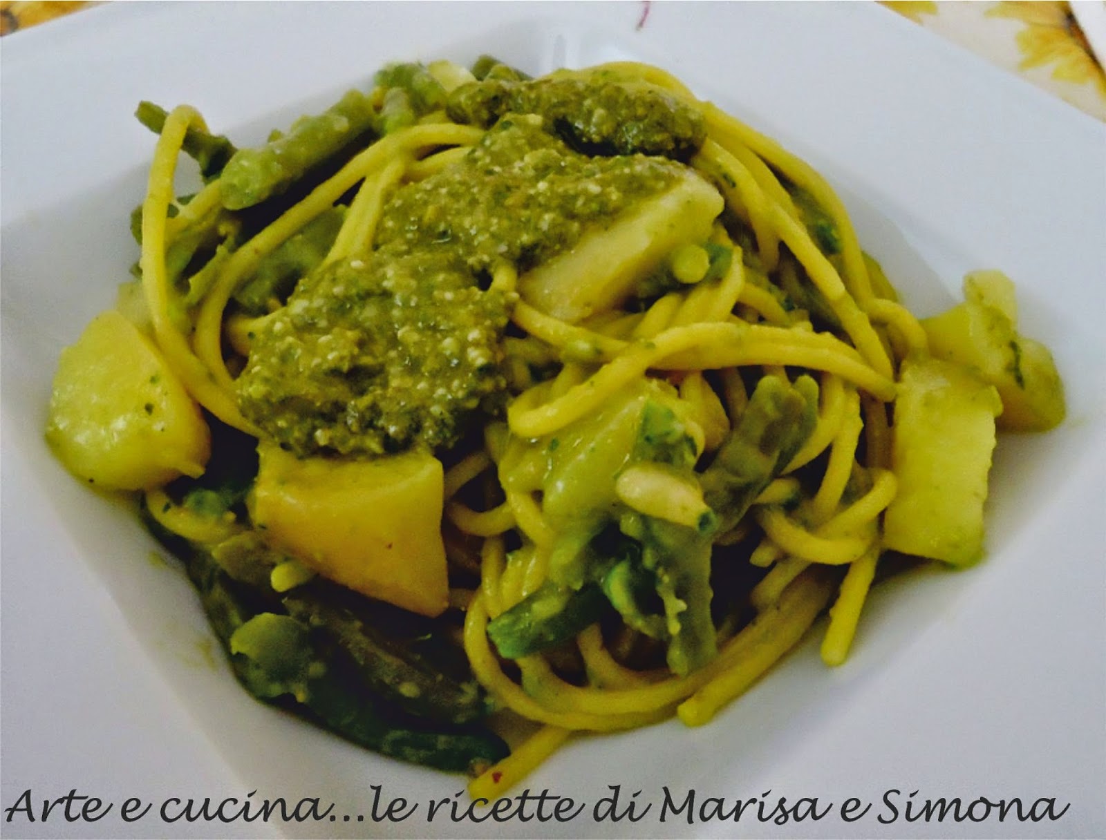 Arte e cucina...le ricette di Marisa : Spaghetti alla ligure