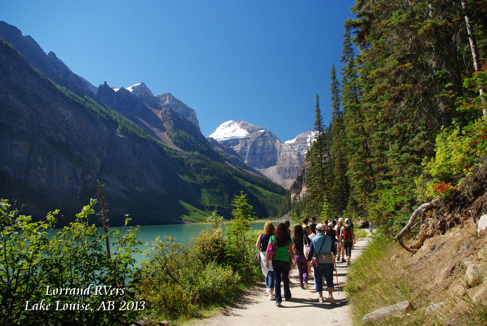 Lorrand RVers: Lake Louise Tea House Trail