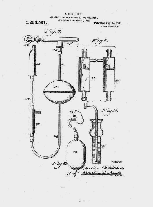 Alabama Yesterdays: Archelus H. Mitchell & His 1916 Anesthesia Machine