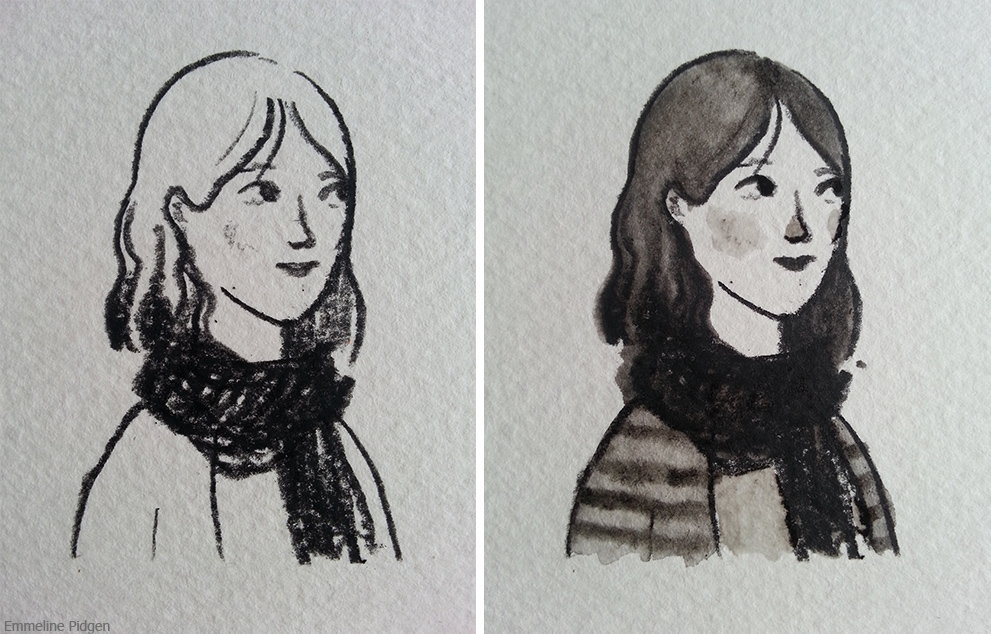 Emmeline Illustration: Art Material Review - Derwent Inktense Pencils