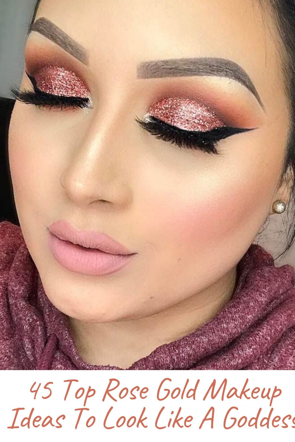 45 Top Rose Gold Makeup Ideas To Look Like A Goddess
