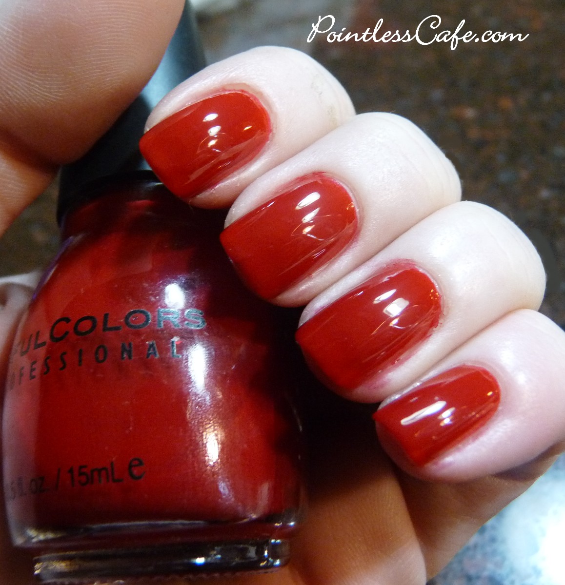 Day Nine of Sinful Colors Swatch Fest - Ruby Ruby | Pointless Cafe