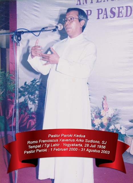 Romo-romo yang pernah berkarya di Paroki Danan