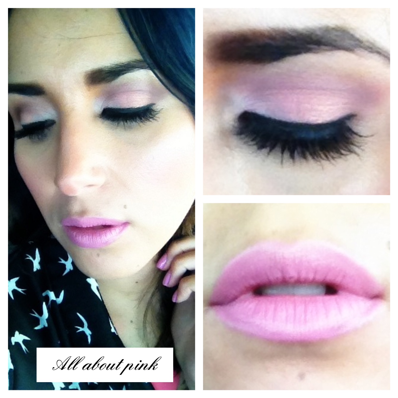 My makeup corner: Maquillaje rosa / Pink makeup
