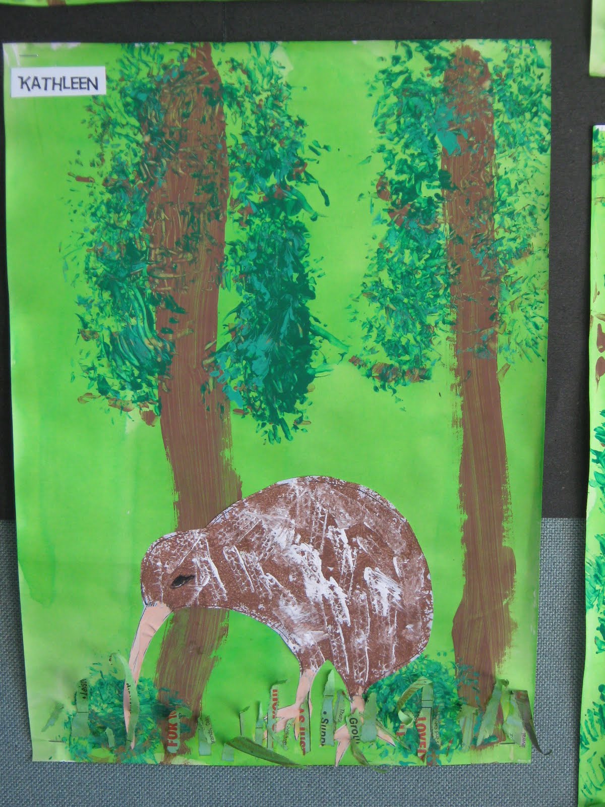 Room 1 Koputaroa School: NZ Kiwi Habitat