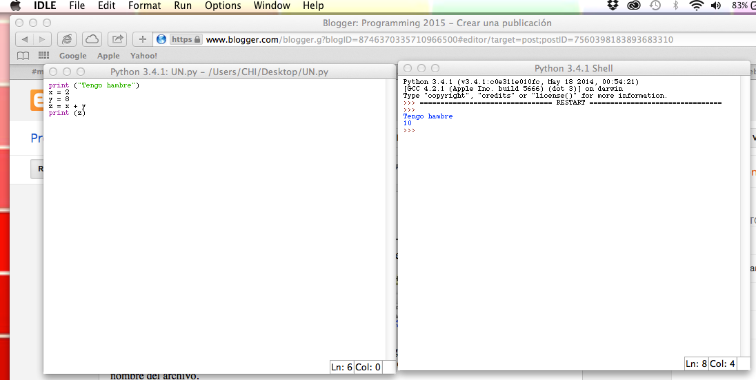 MASTERY 2 Ability to create Python project in IDE and run inside the IDE
