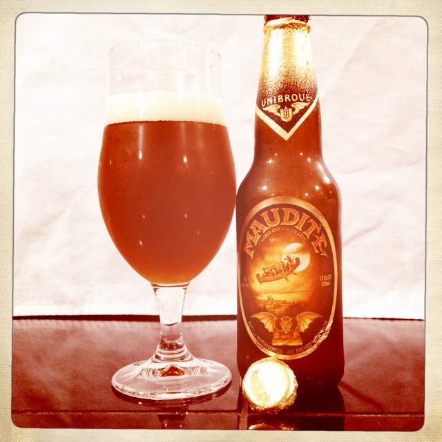 NorCal Beer Blog: Unibroue Maudite Belgian Strong Dark Ale