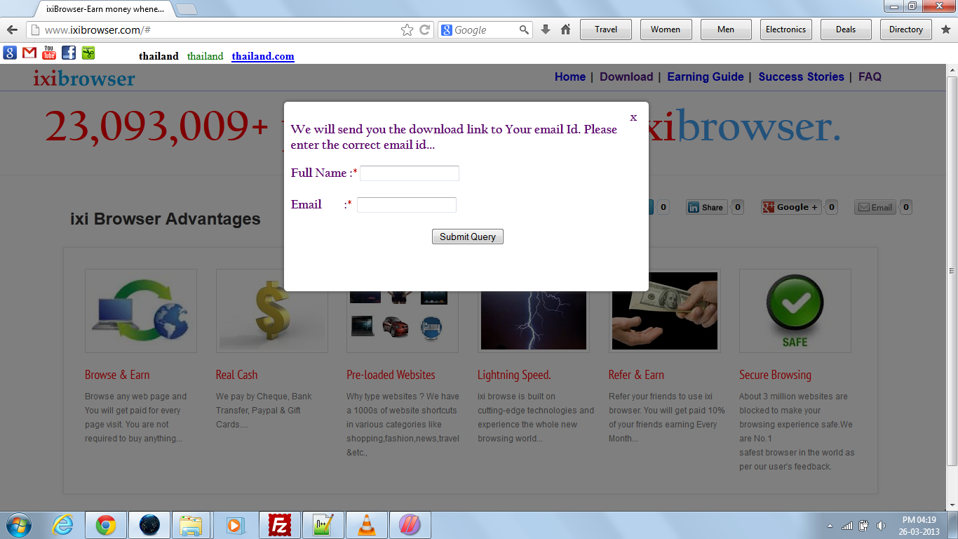 easy way earn money throw ixi browser: earn money through ixi browser???