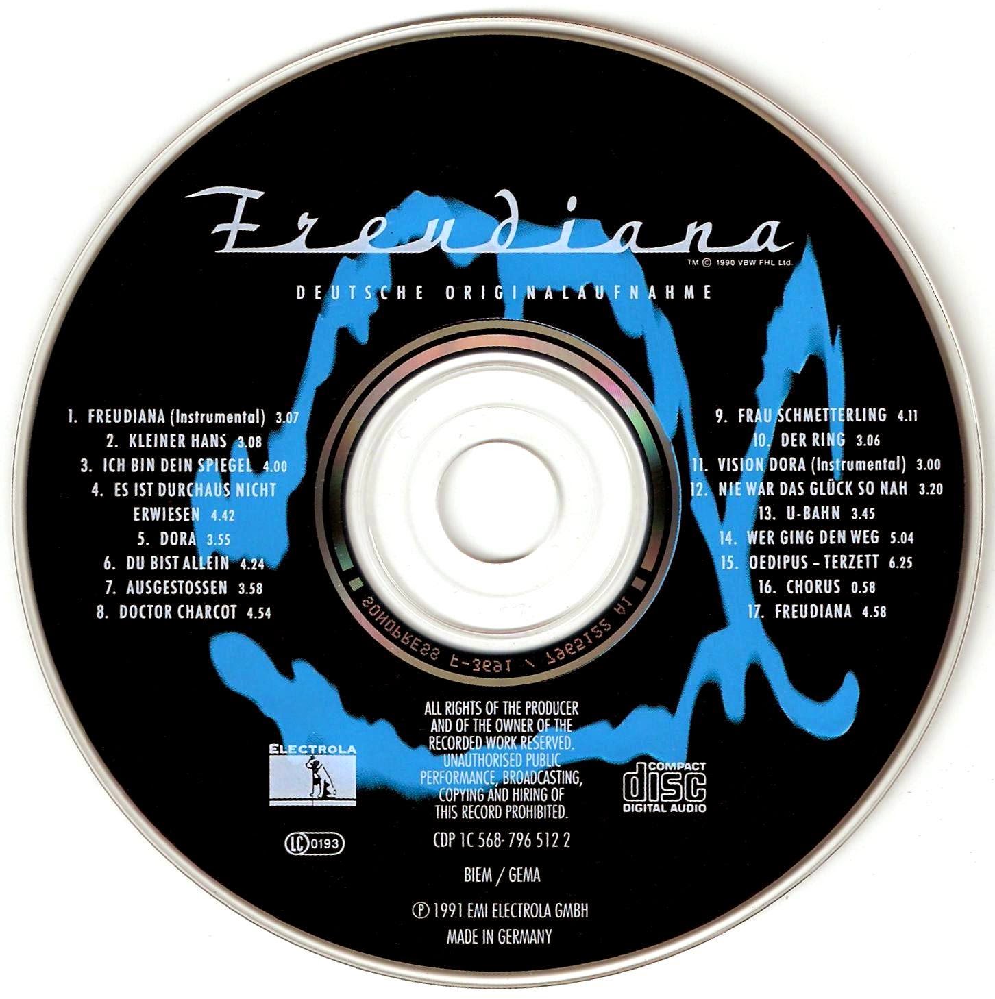 THE ALAN PARSONS PROJECT: Eric Woolfson Black Freudiana (Deutsche ...