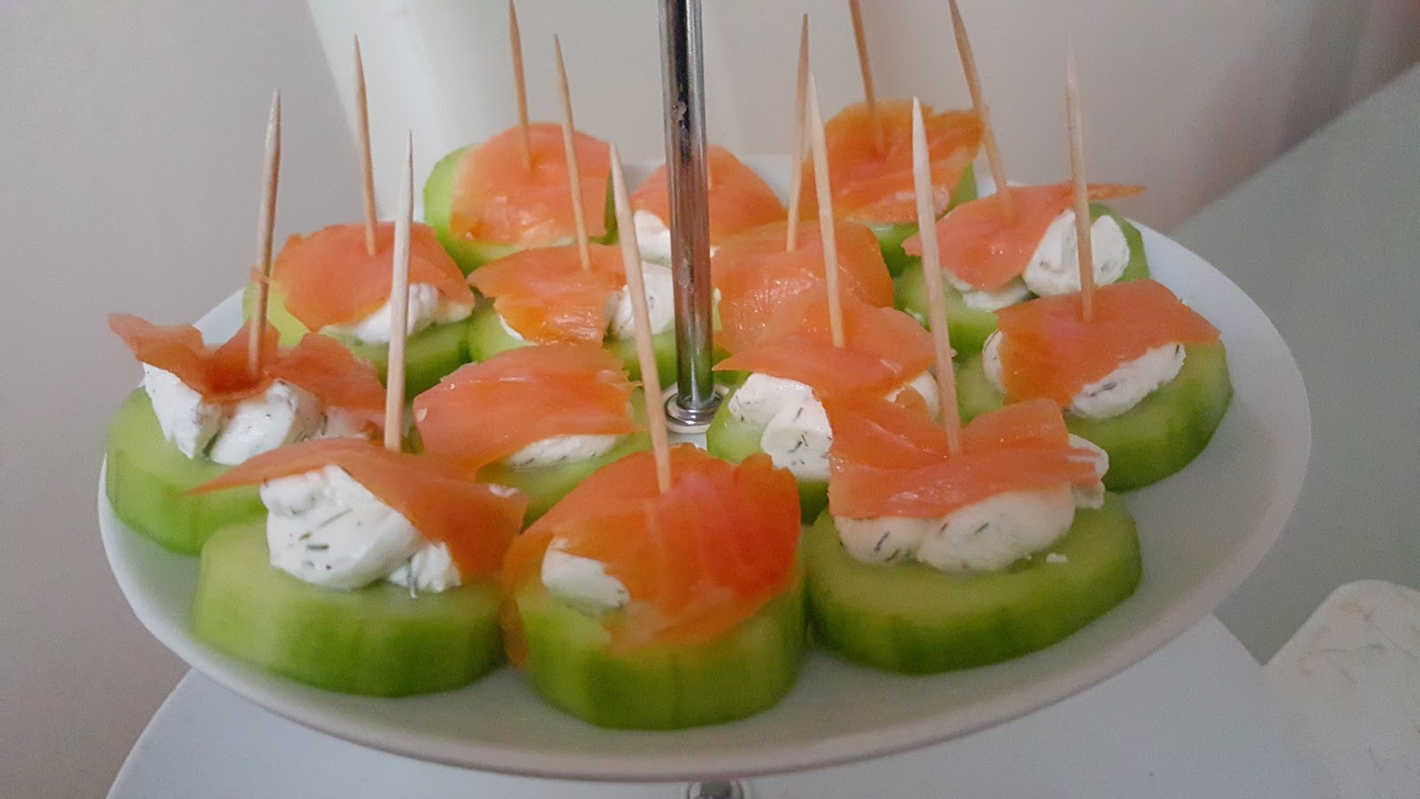 schneller Gurken-Lachs-Snack