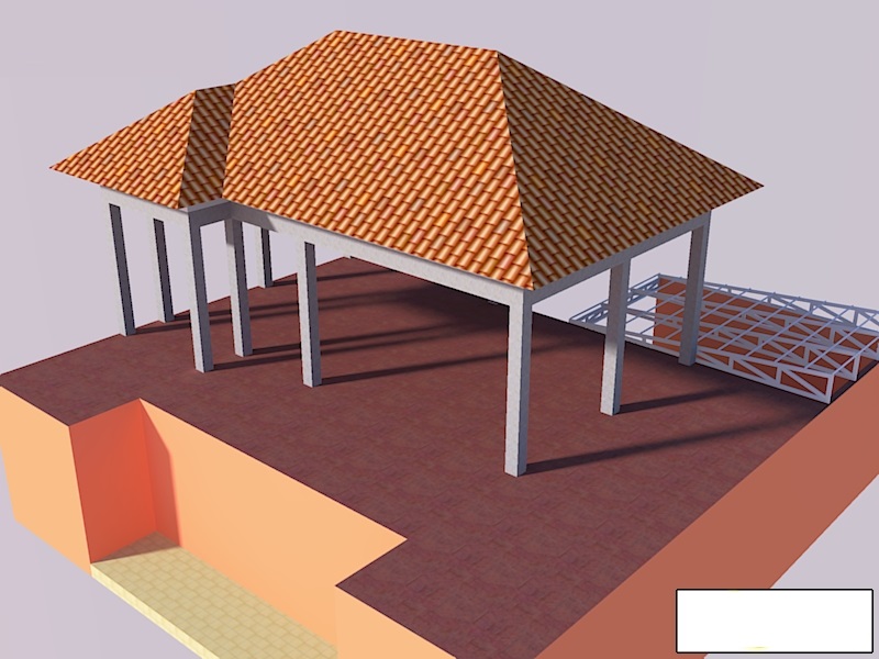 Disain Atap Jurai di Janti Barat ~ Galvalum, Kanopi, Plafon, WF Malang