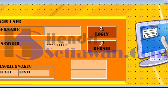 Cara Membuat Tulisan / Karakter Pada Textbox Password Menjadi Bintang (Tidak Terlihat) Pada VB6