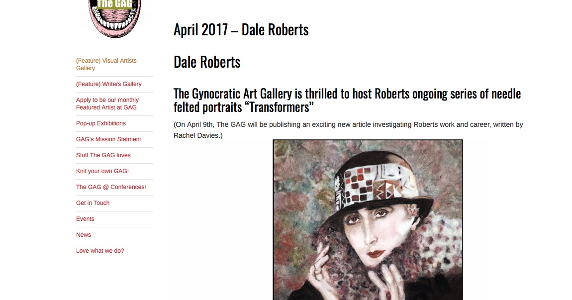 Dale Roberts | Sculptor: Artist of the Month . . THE Gynocratic Art Gallery