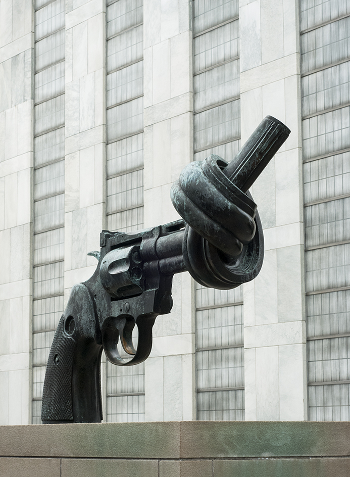 Kerstins foton: Vid FN-skrapan ...