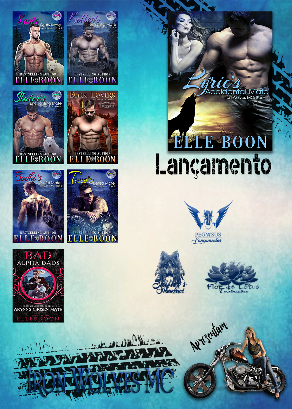 01# Iron Wolves MC - Elle Boon - Shifter's Homeland