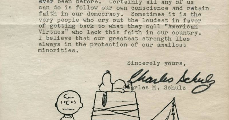 Mike Lynch Cartoons: Charles Schulz's Letter About Democracy ...