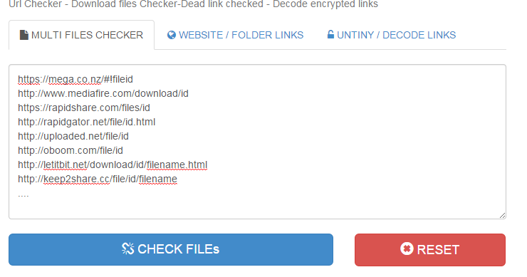 Urlchecker, strumento per testare se una pagina web è sempre attiva