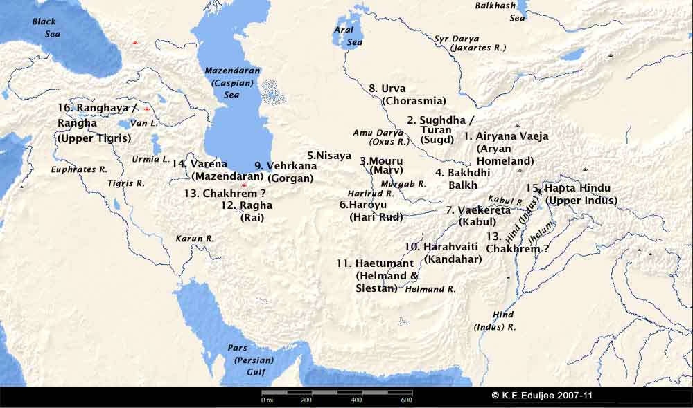 Okar Research: Avestan Geography: The Mixture of Mythical and ...