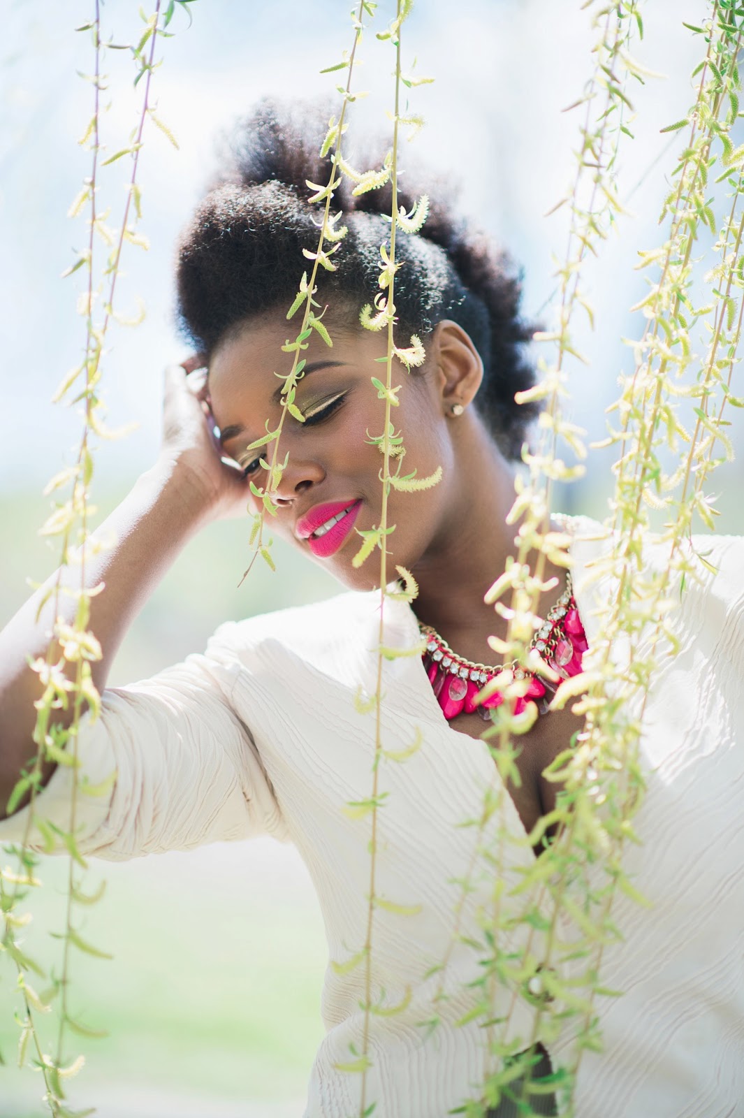 Natural Hair Photoshoot ~ DIYmonds & Pearls