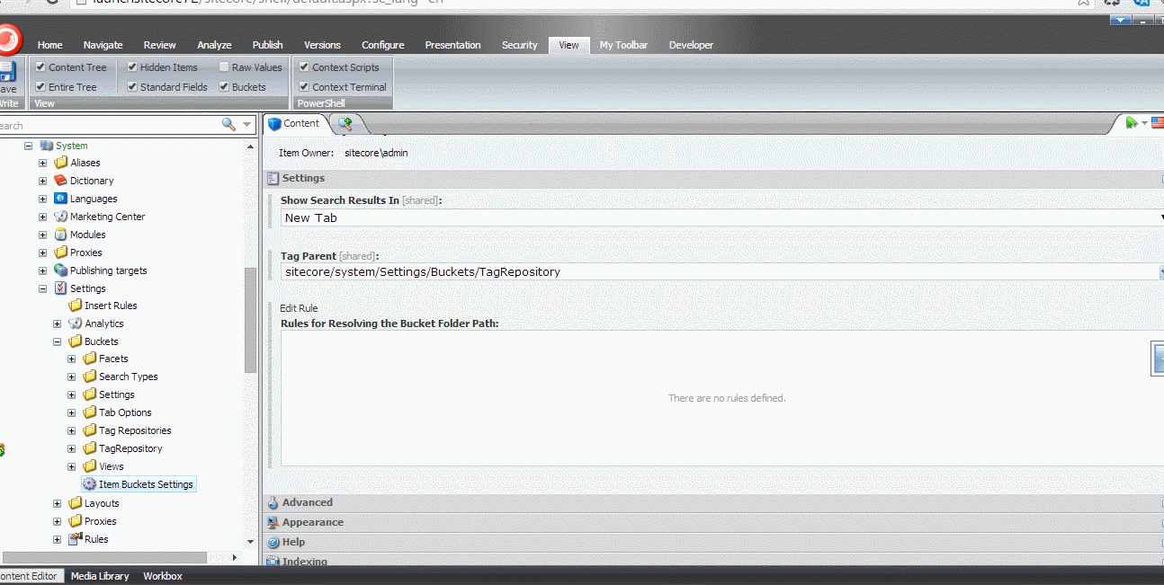 Configuring Sitecore Item Buckets with different bucket folder path : Part 1 | BugDebugZone