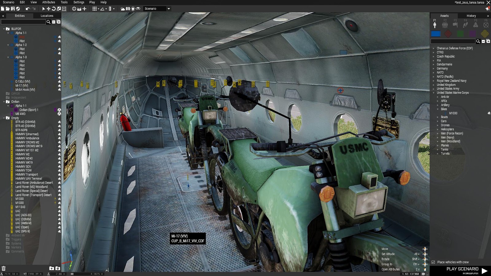 Arma 3 へコンテンツ移植する CUP MOD の全車両が空輸機能に対応へ | 弱者の日記^^ - Arma 3 MODとアドオン紹介