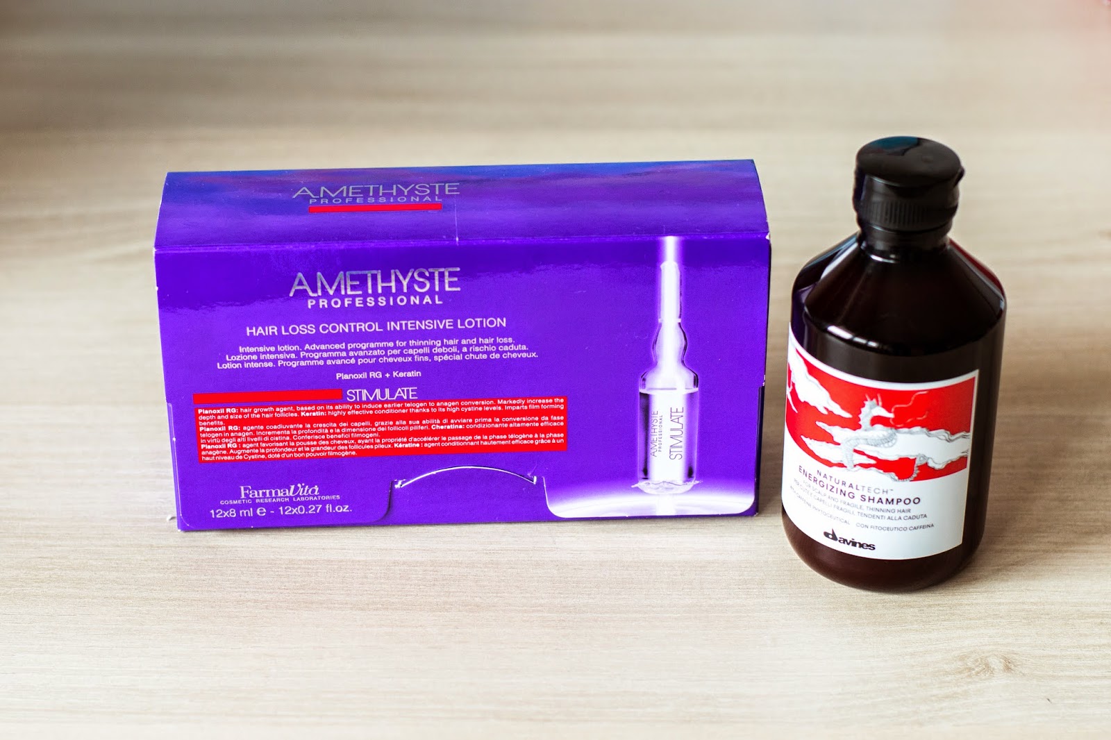 Blueberry: Енергизираща терапия срещу косопад: Amethyste Professional и ...