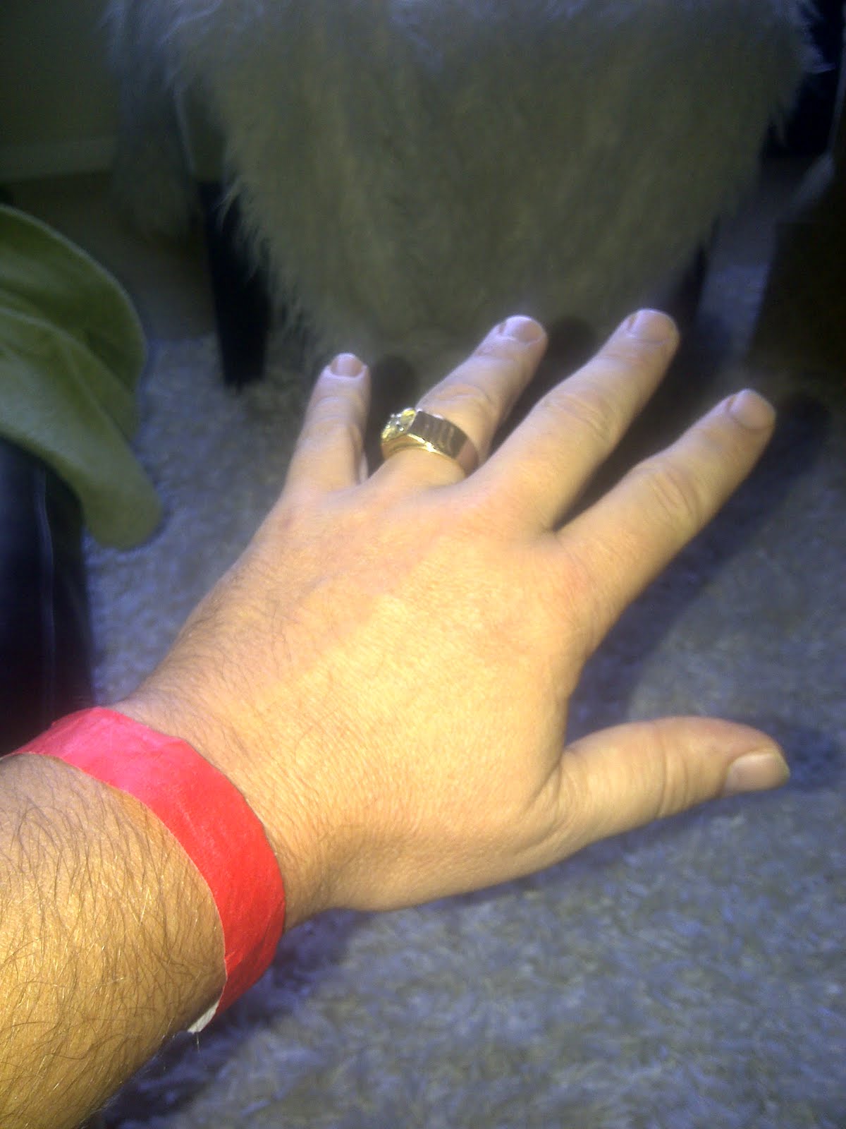 SoulPastor: What's with the red wrist band?