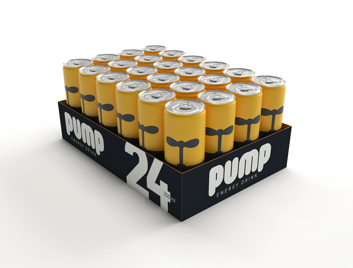 Pump Energy Drink Concept – Packaging Of The World