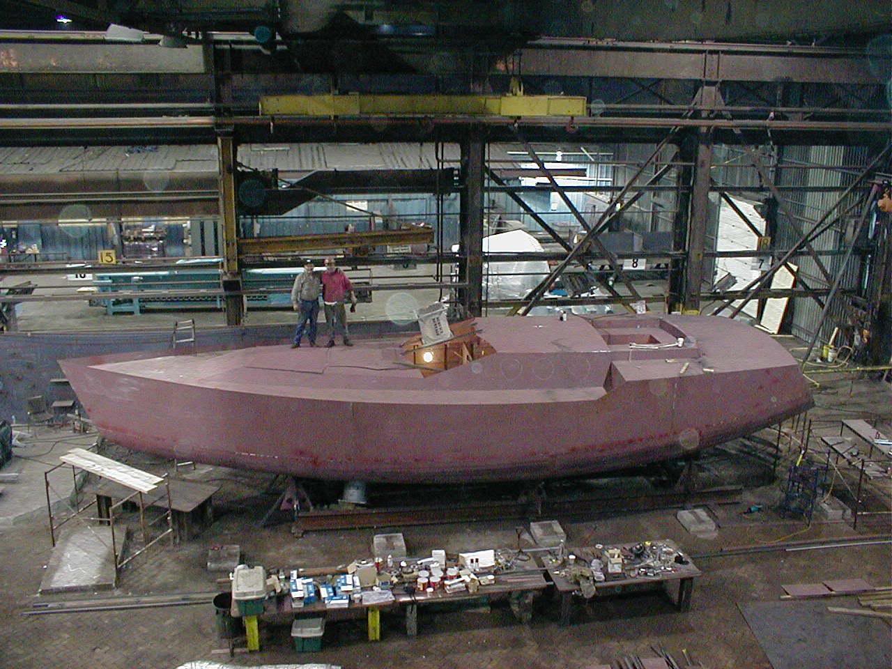 Dreamcatcher Marine V495: Plating the radius chine