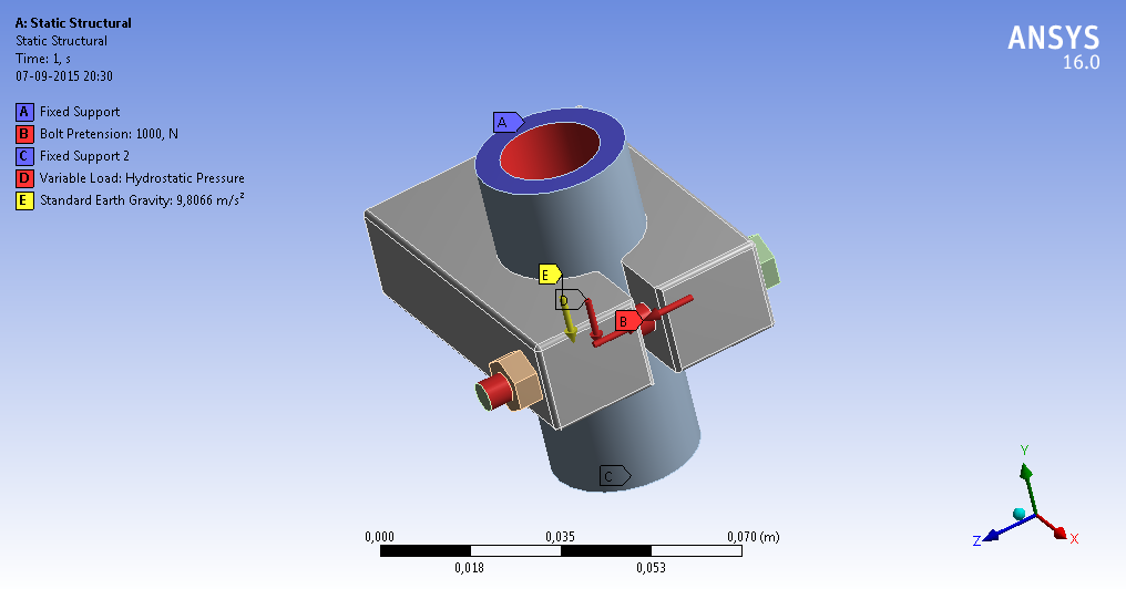 PROJETOS MECÂNICOS: ANSYS WB - BOLT PRETENSION